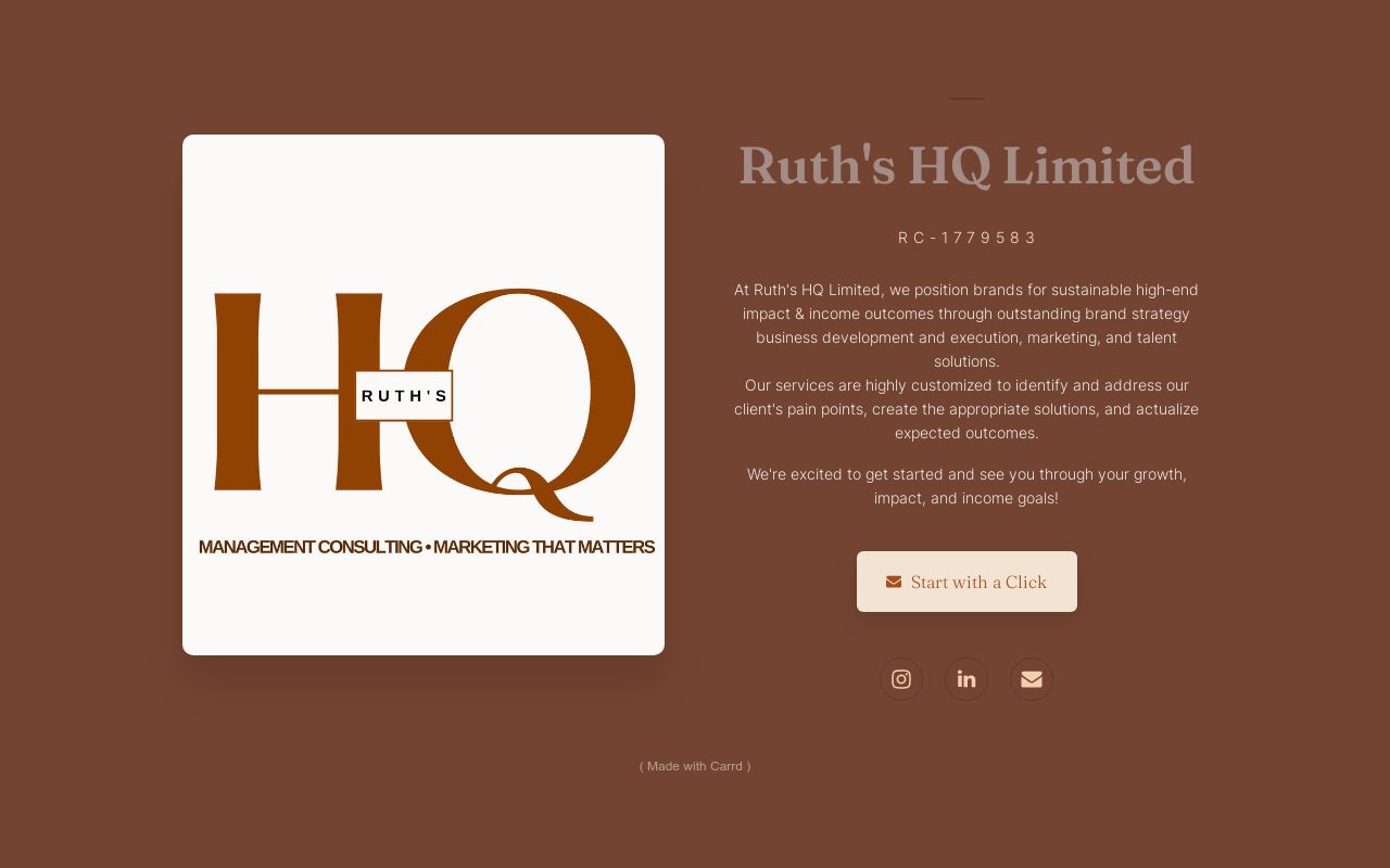 Get Started with Ruth's HQ